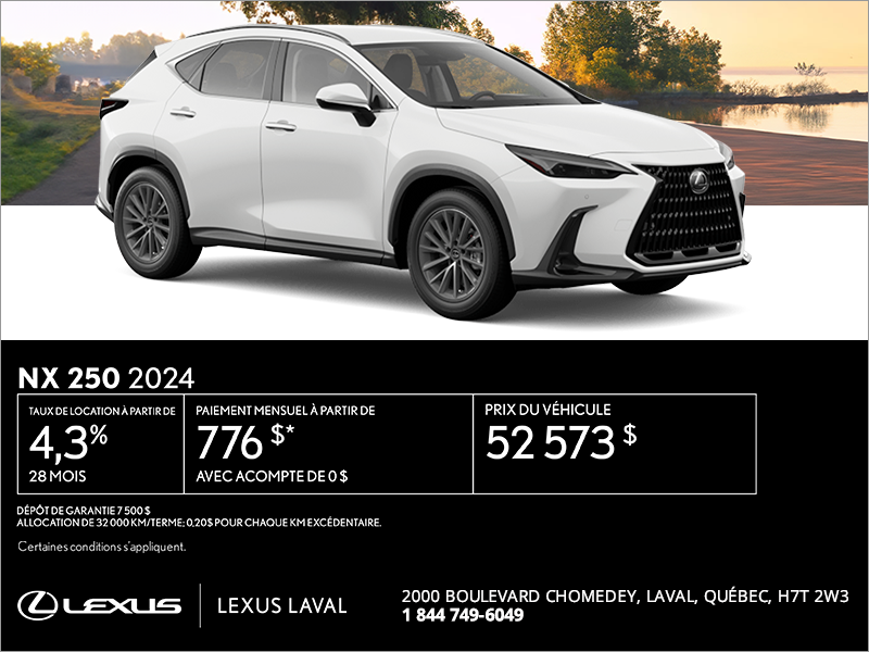Lexus Laval | Lexus NX 2024
