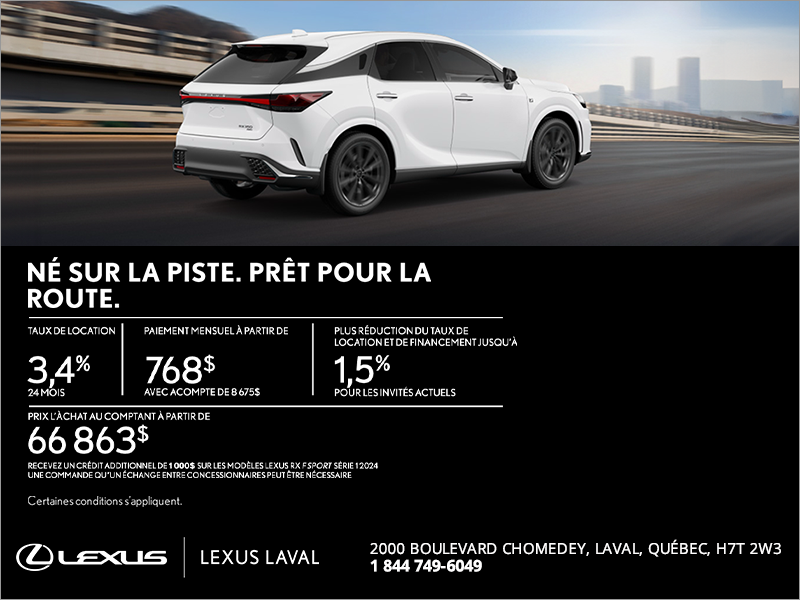 Lexus Laval | Événement mensuel chez Lexus