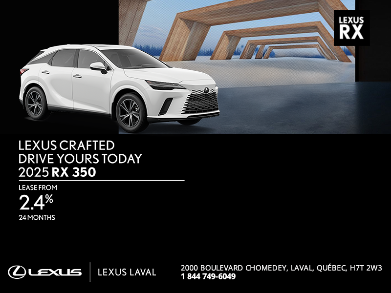 Lexus Laval | 2025 Lexus RX 350