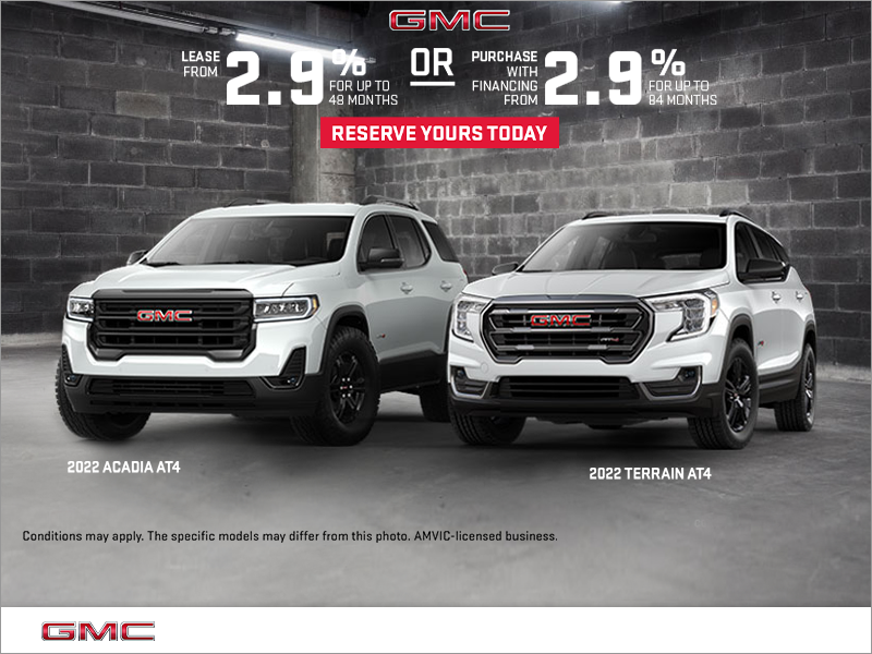 GMC Monthly Event | McDonald Chevrolet Buick GMC Ltd in Taber