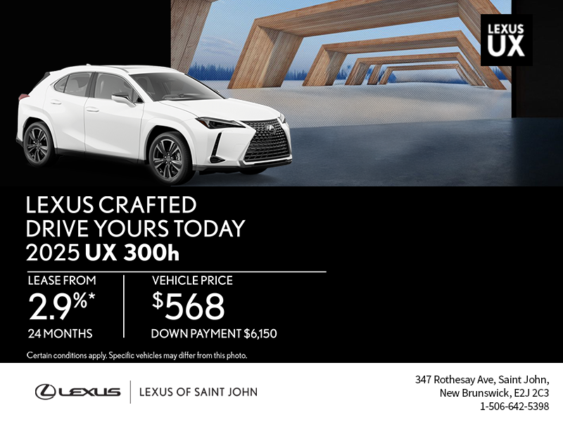 2025 Lexus UX | Lexus of Saint John