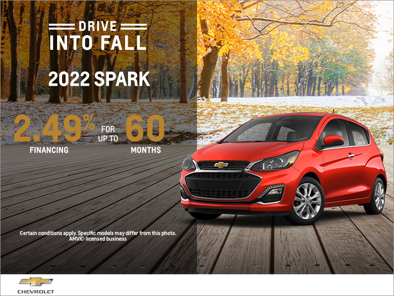 Get the 2022 Chevrolet Spark | McDonald Chevrolet Buick GMC Ltd in Taber