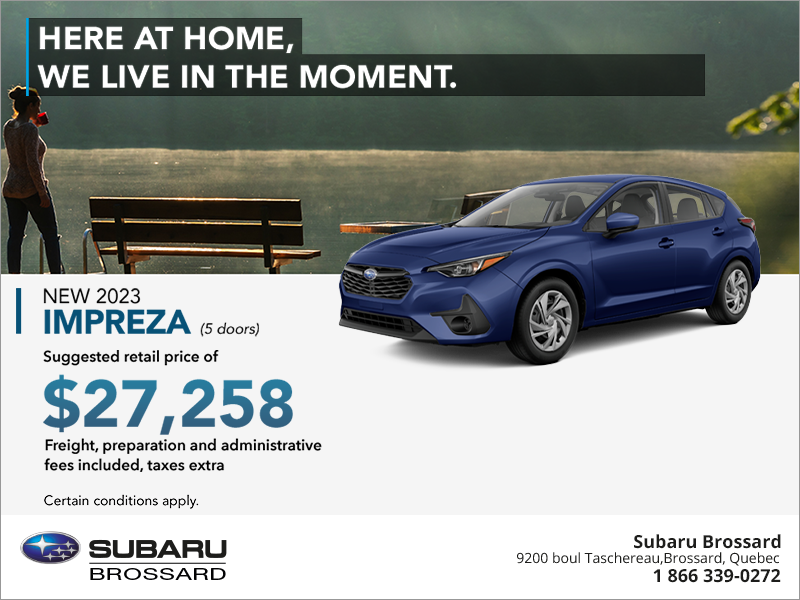 Subaru Brossard in Brossard | Get the 2023 Impreza!