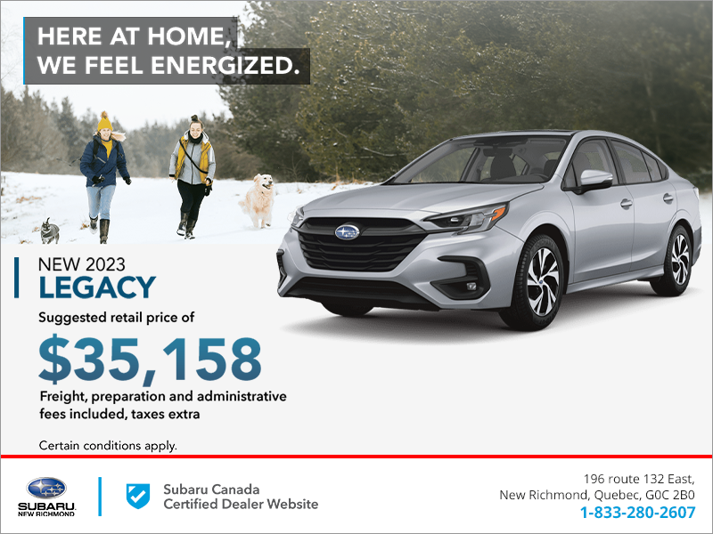 Subaru New Richmond in New Richmond | Get the 2023 Legacy today!