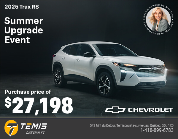 Get the 2025 Chevrolet Trax | Témis Chevrolet Buick GMC Ltée in ...