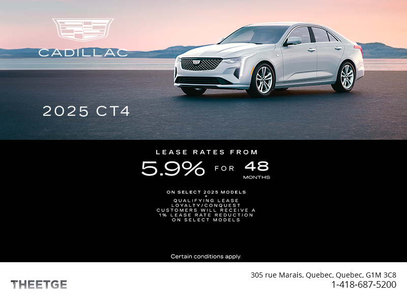 Theetge Cadillac | 2025 Cadillac CT4