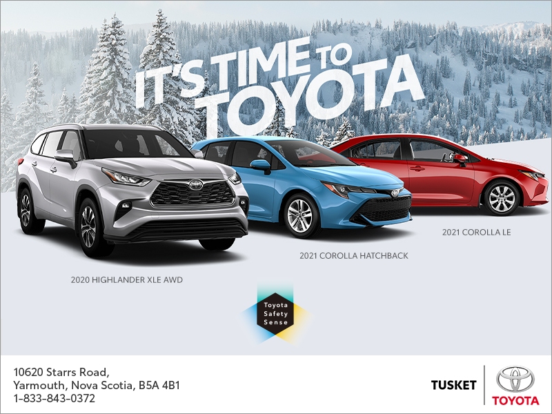 Tusket Toyota in Yarmouth | It's the Toyota Event