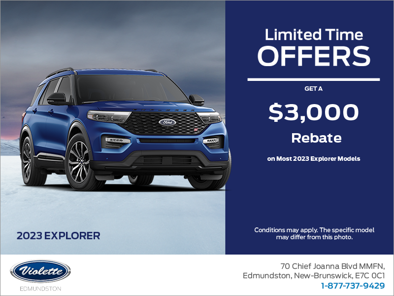 Violette Motors Ltd Edmundston | The 2025 FORD EXPLORER ST in Edmundston