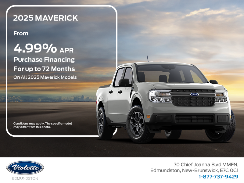 Violette Motors Ltd Edmundston in Edmundston | 2025 Ford Maverick
