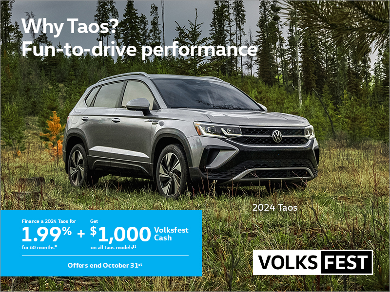 Get the 2024 Volkswagen Taos | Journey Volkswagen of Coquitlam