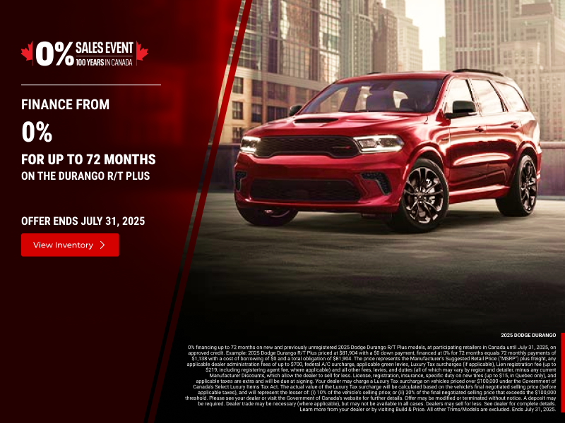 Special Offers | Whitecap Chrysler Dodge Jeep Ram Clarenville in ...