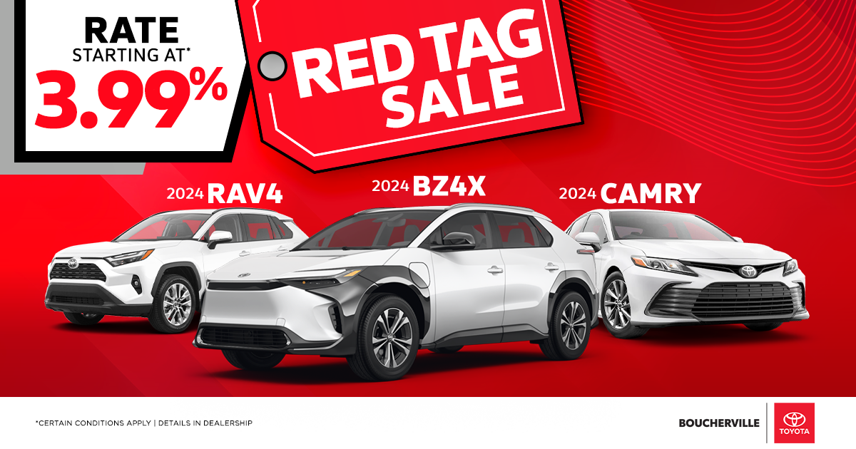 Toyota de Boucherville in Boucherville | RED TAG SALE
