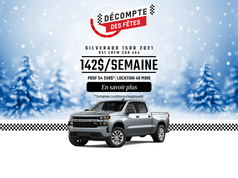 Le Relais Chevrolet à Montréal | Le Chevrolet Silverado 1500 RST 2021