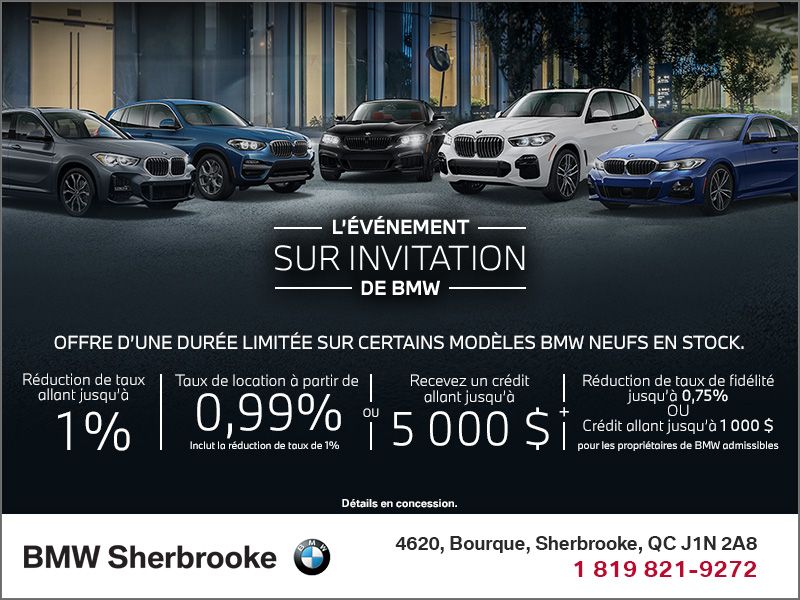BMW Sherbrooke | L'Événement sur invitation de BMW
