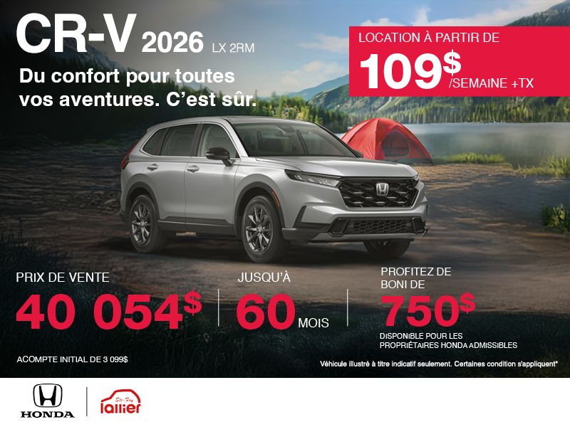 Lallier Ste-Foy | Honda CR-V 2026