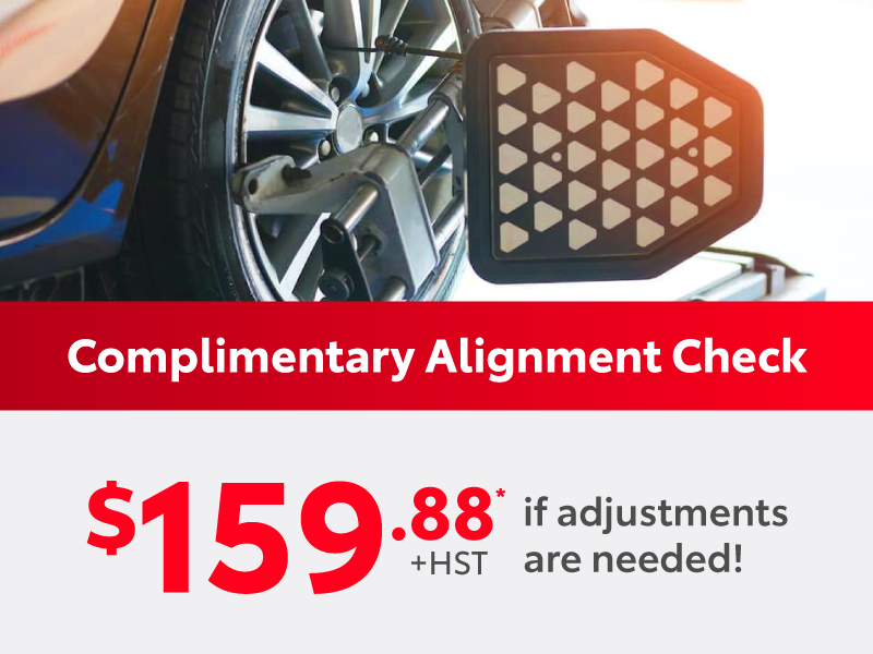 Wheel Alignment Special | Oakville Toyota in Oakville