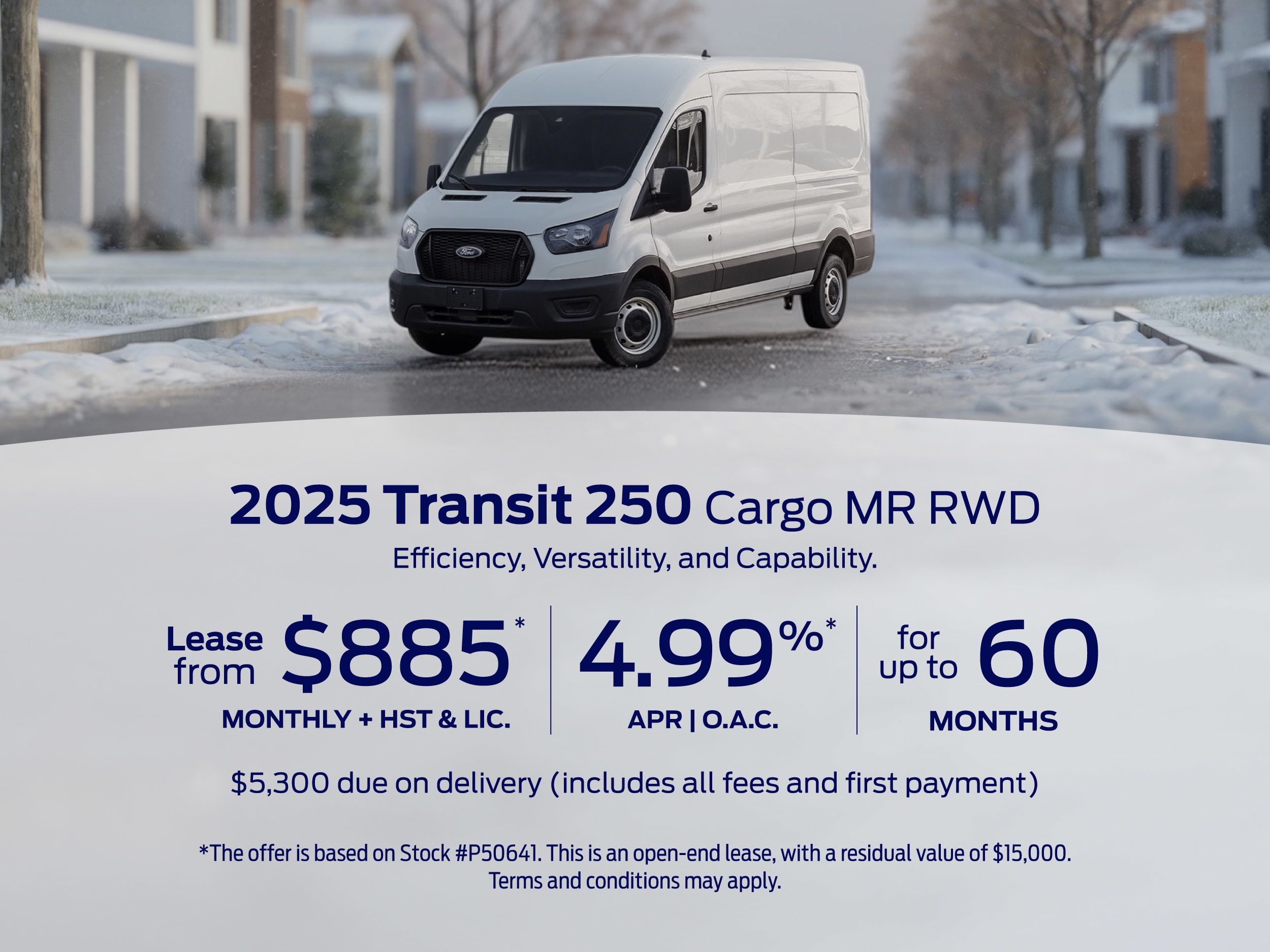2025 Ford Transit 250 Cargo - Special Offer | Mayfield Ford in Brampton