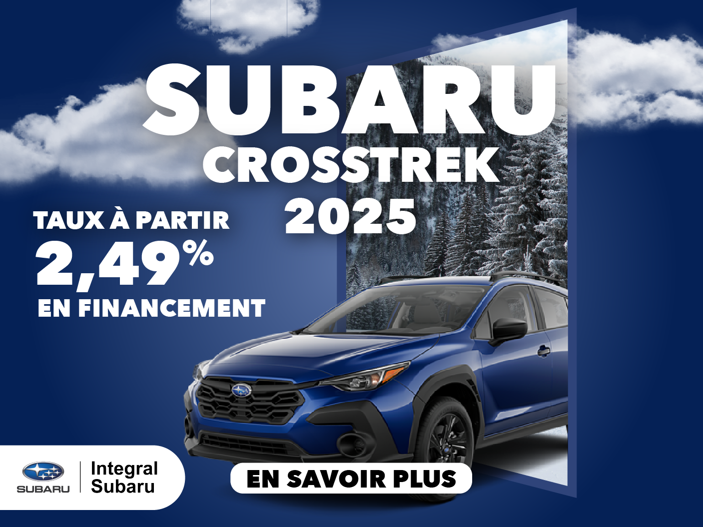 Intégral Subaru à Chicoutimi | Crosstrek 2025 - L'événement profitez de ...