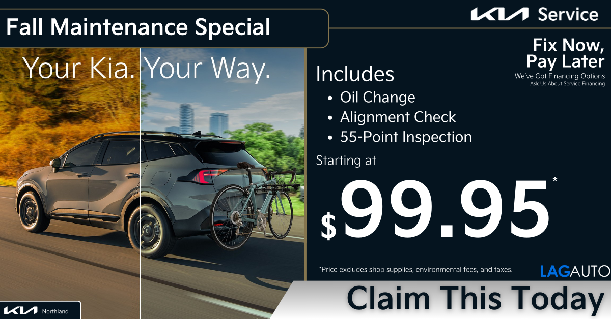 Fall Service Special | Northland Kia in Calgary