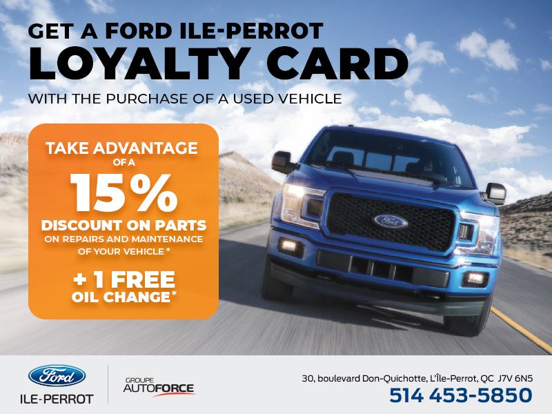 Ford Île-Perrot | Ford Ile-Perrot Loyalty Card