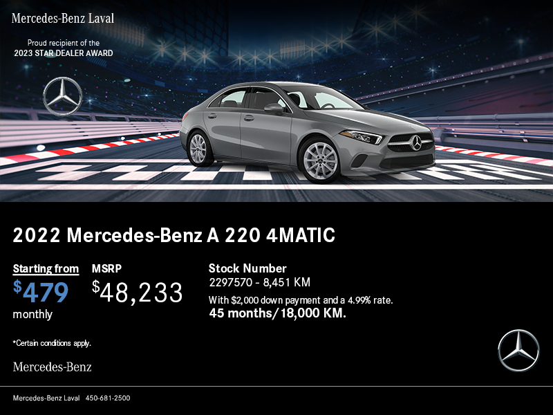 2022 Mercedes-Benz A 220 4MATIC | Mercedes-Benz Laval