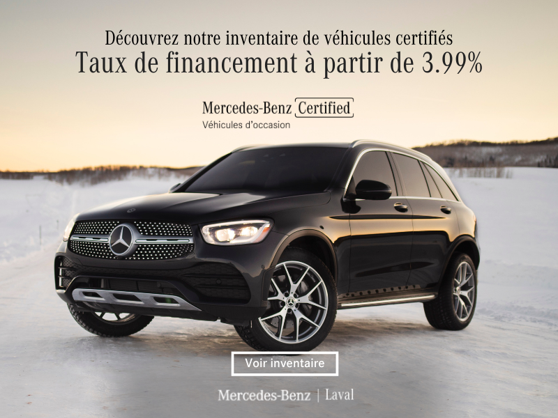 Financement à partir de 3.99%* | Mercedes-Benz Laval