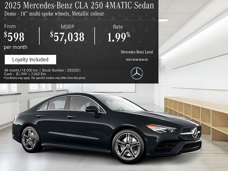 2025 Mercedes-Benz CLA 250 4MATIC | Mercedes-Benz Laval
