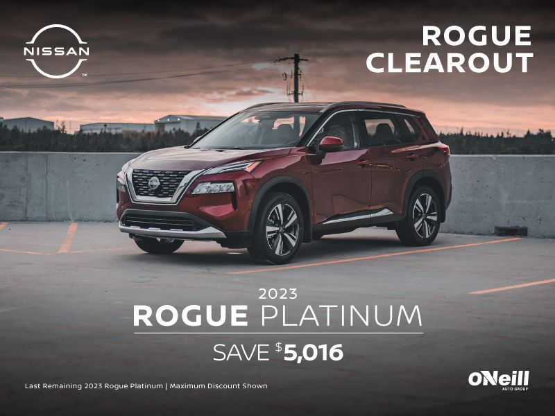 O'Neill Nissan in Mount Pearl | 2023 Nissan Rogue Clearout