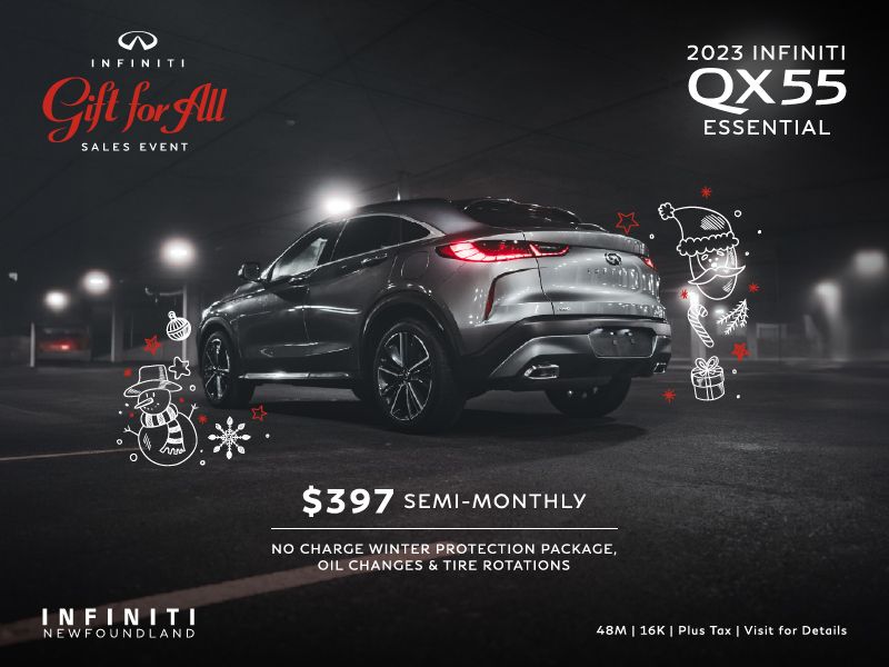 Infiniti of Newfoundland in Mount Pearl | The 2023 INFINITI QX55
