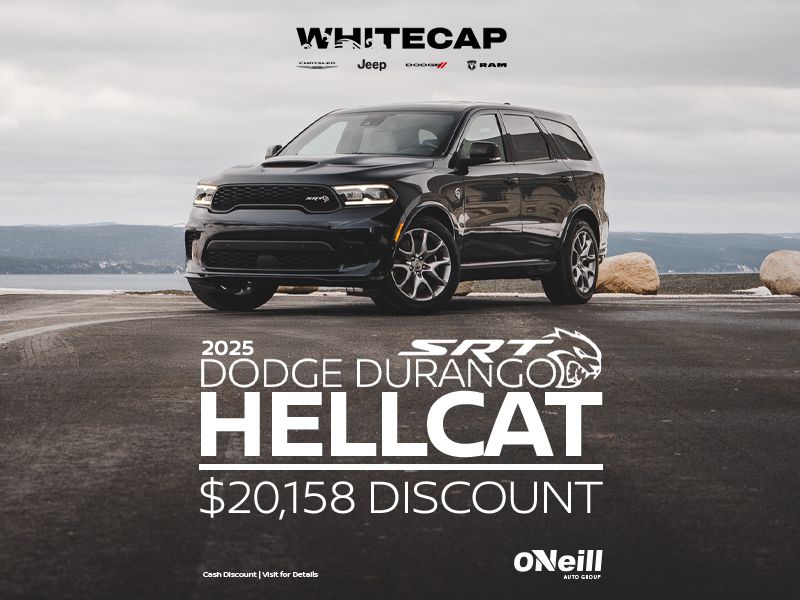 2025 Dodga Durango SRT Hellcat | Whitecap Chrysler Dodge Jeep Ram Clarenville in Clarenville