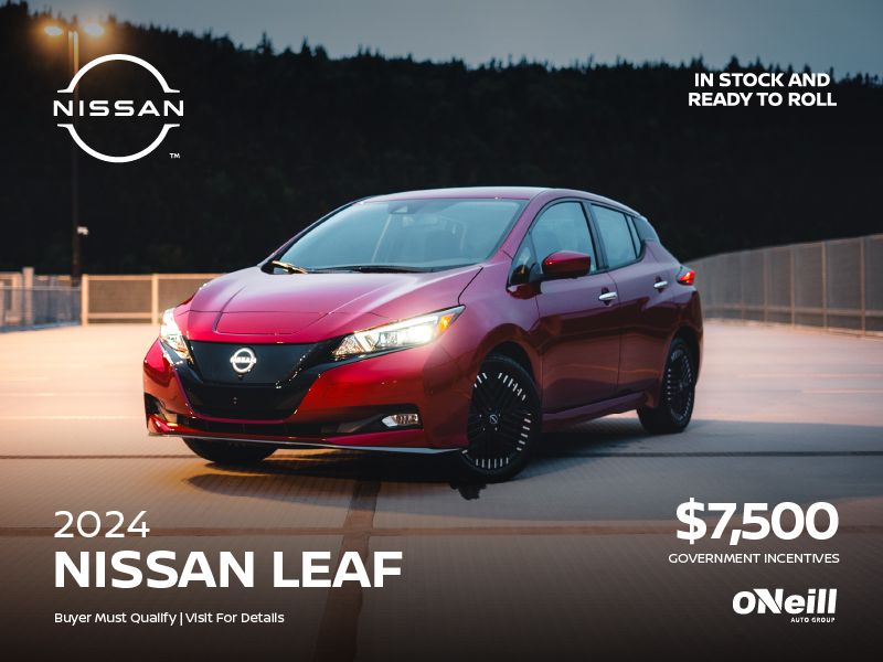 O'Neill Nissan in Mount Pearl | Get the 2024 Nissan Leaf Today!