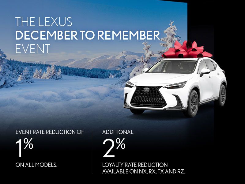 Spinelli Lexus Pointe-Claire | The Lexus December to Remember Event
