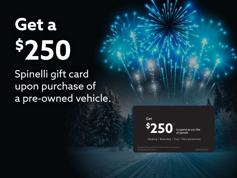 Spinelli Lexus Pointe-Claire | Get a $250 Spinelli gift card with the ...