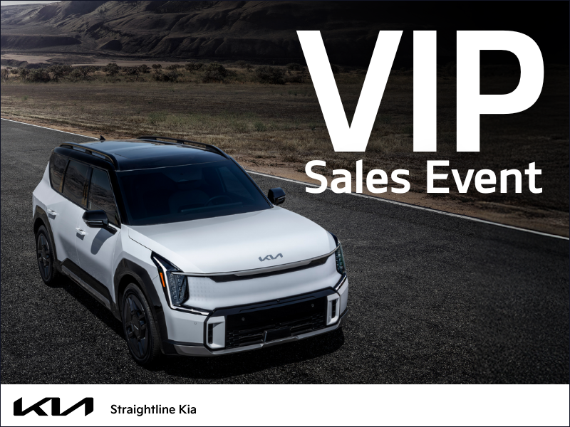 VIP Sales Event - Sept 24 to 27 | Straightline Kia in Calgary