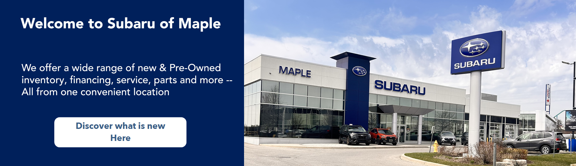 Subaru Of Maple in Vaughan | Subaru Dealership