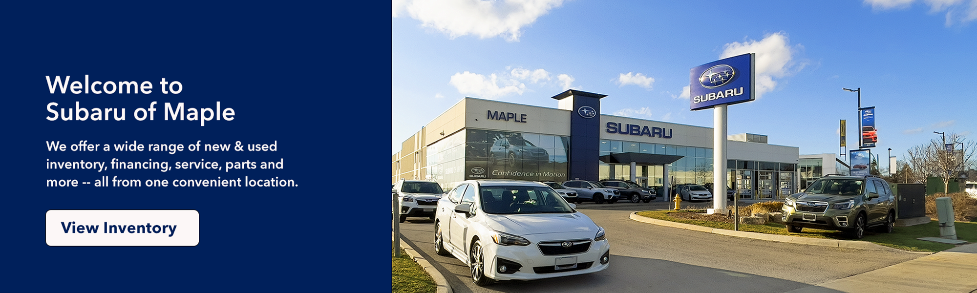 Subaru Of Maple in Vaughan | Subaru Dealership