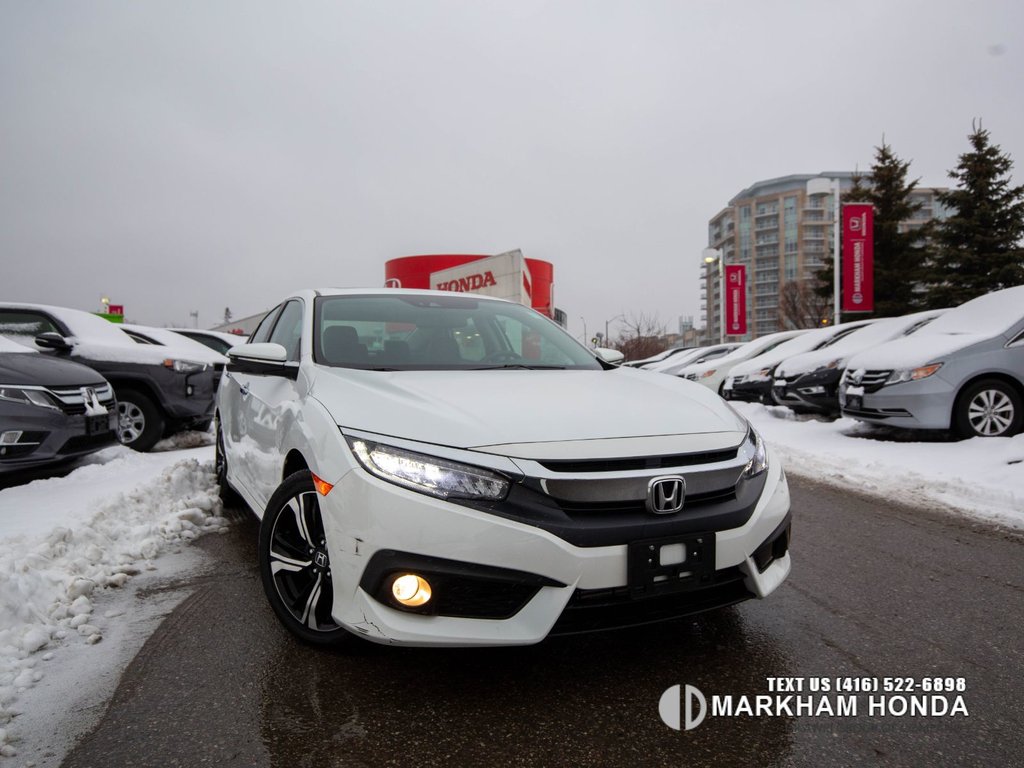 Markham Honda | 2018 Honda Civic Sedan Touring CVT | #49689A