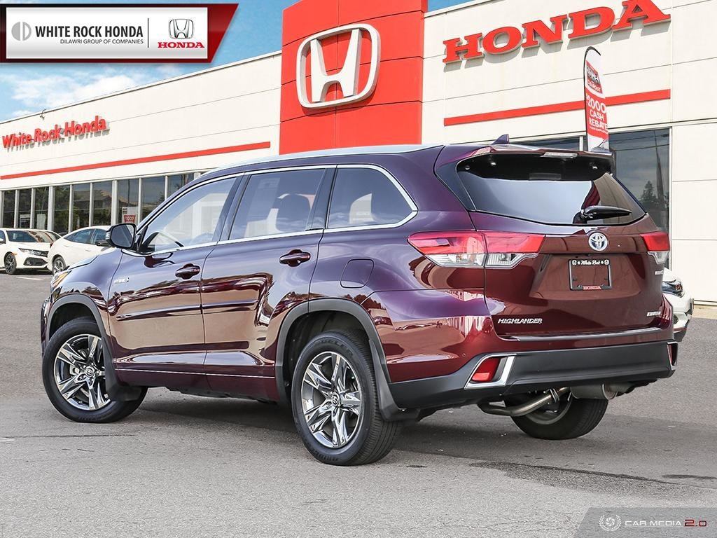White Rock Honda | 2018 TOYOTA TRUCK HIGHLANDER HYBRID LIMITED | #BY6347