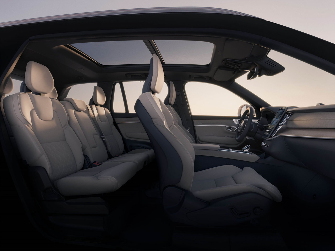 How much interior space each 2025 Volvo SUV offers