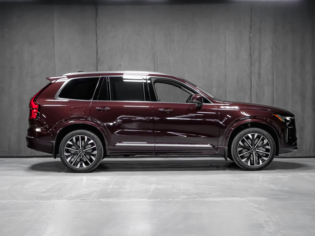 The new Volvo XC90 2025.5 MULBERRY RED METALLIC - Pictures