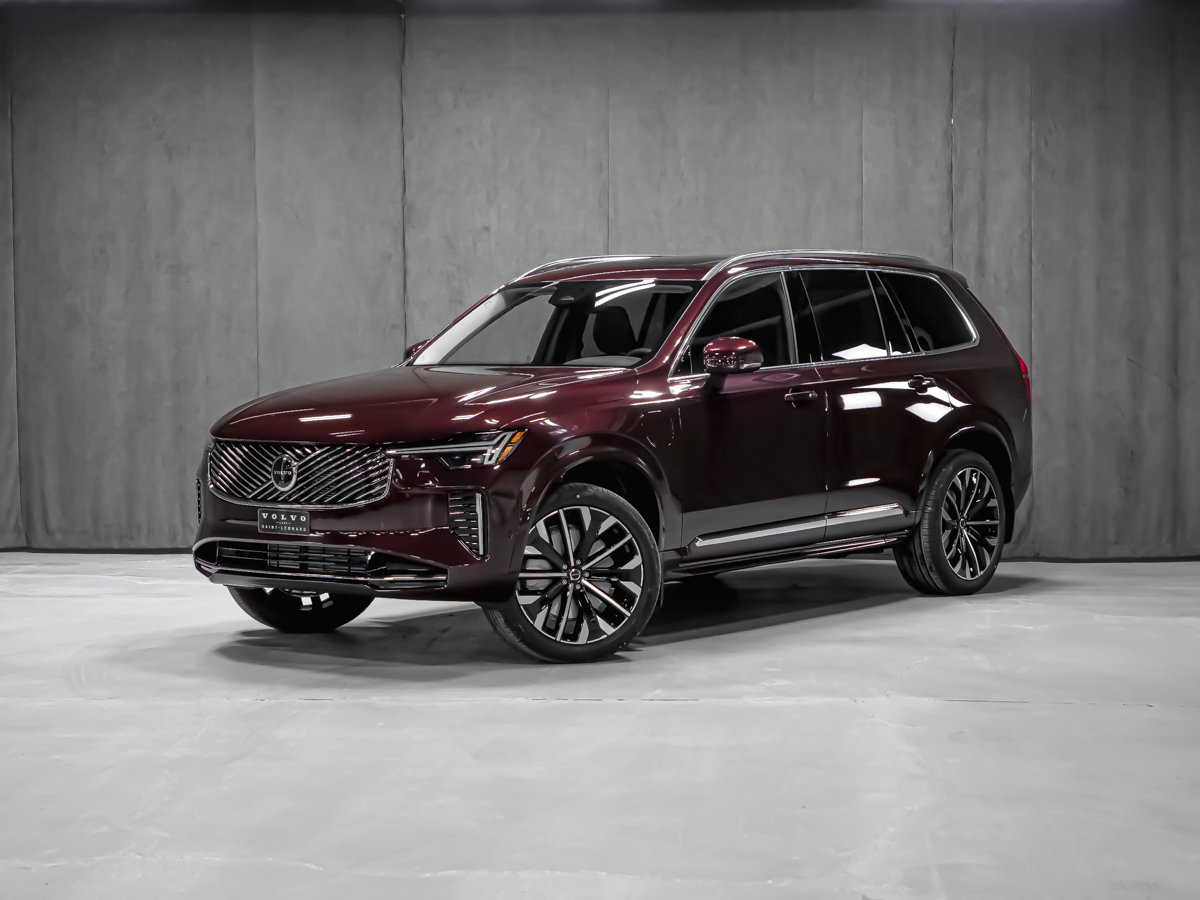 The new Volvo XC90 2025.5 MULBERRY RED METALLIC - Pictures