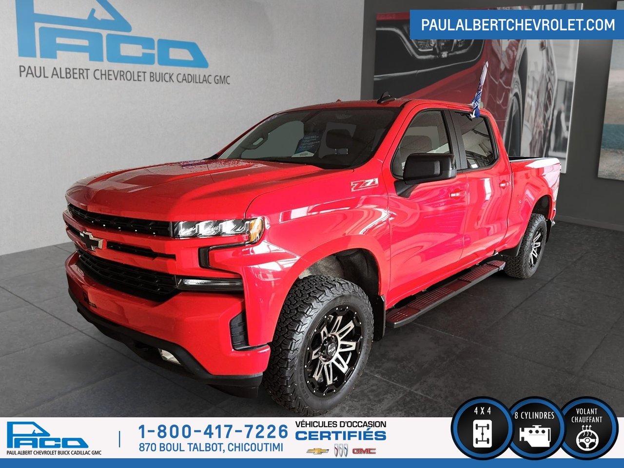 Chevrolet Silverado 1500 LTD 2019 usagé de 81 669 km à vendre chez Otogo