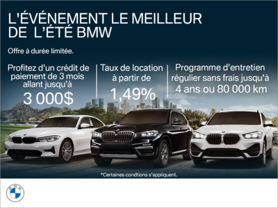 Grenier BMW | Offres spéciales à Terrebonne