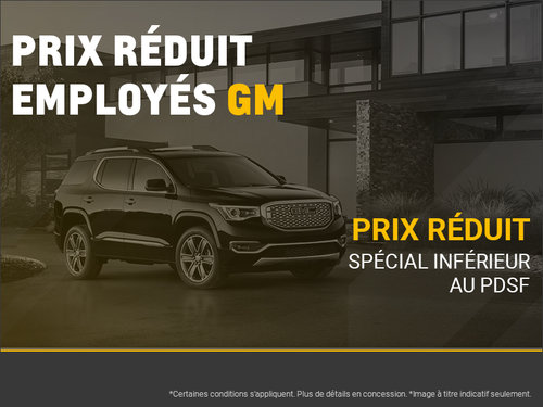 Promotions, rabais et offres spéciales | Vision Chevrolet