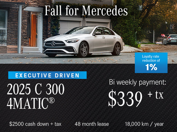 2025 C300 4MATIC | Mercedes-Benz Rive-Sud