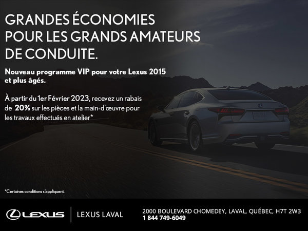 Lexus Laval | Offres spéciales