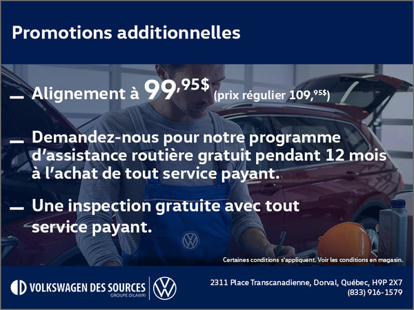 Volkswagen des Sources | Offres spéciales à Dorval