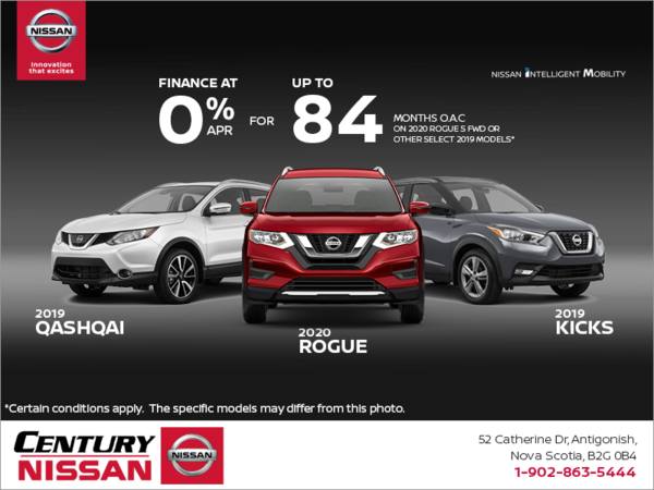 Century Nissan | Special Offers in Antigonish