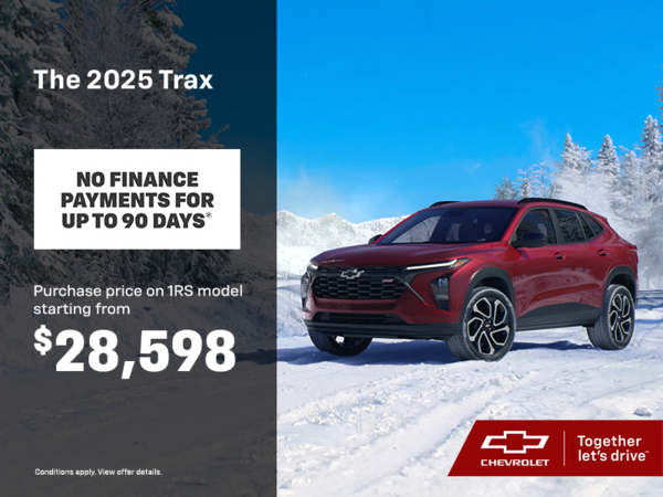 The 2025 Chevrolet Trax LS in Fredericton | Fox Chevrolet Ltd