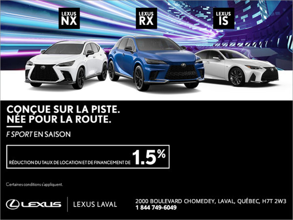 Lexus Laval | Offres spéciales